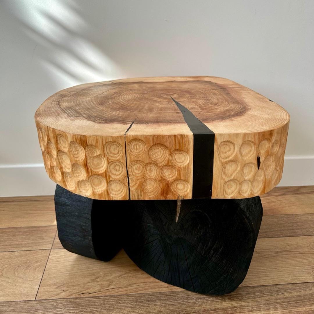 Unique Wooden Coffee Table – Custom Handmade Design – Handmade Epoxy ...