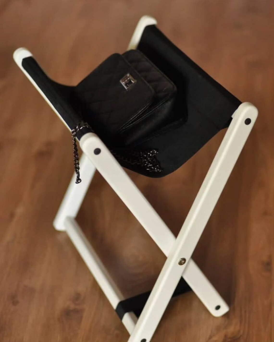 Chair Stand for Bags | Bag Display Chair | Wooden Chair Bag Stand ...