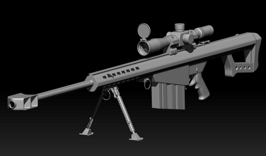 Barret STL File, Gun Stl File, Weapon Stl Files - Etsy UK