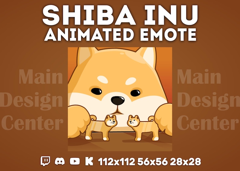 Shiba Inu · Animated Emote · Meme Reaction · GIF Chat Emoticon · Twitch ...