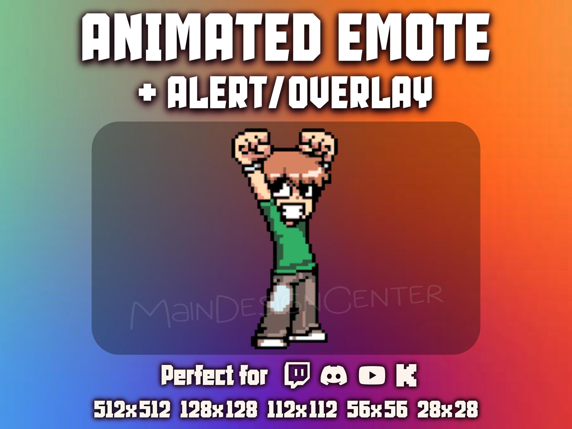 Cheer Animated Emote · Celebration Emoji · Triumph Emoticon · Win Chat ...