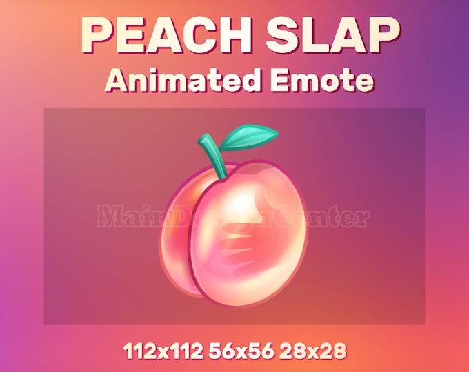 Peach Animated Twitch Stream Overlay Package: Kawaii Vtuber OBS - Etsy ...