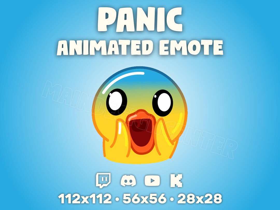 Panic · Meme Animated Emote · GIF Chat Emoji · Twitch, Discord, Youtube ...