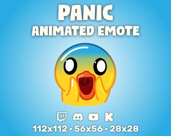 Panic · Meme Animated Emote · GIF Chat Emoji · Twitch, Discord, Youtube ...