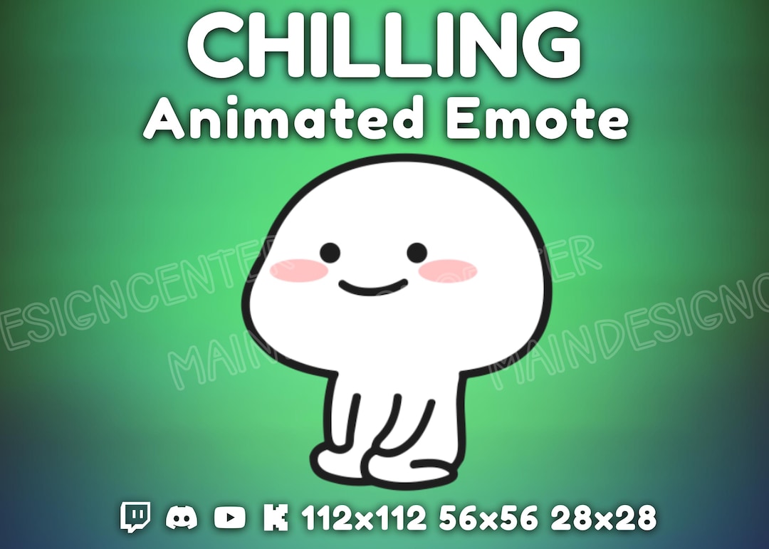 Chilling · Animated Emote · GIF Chat Emoji · Twitch, Discord, Youtube ...