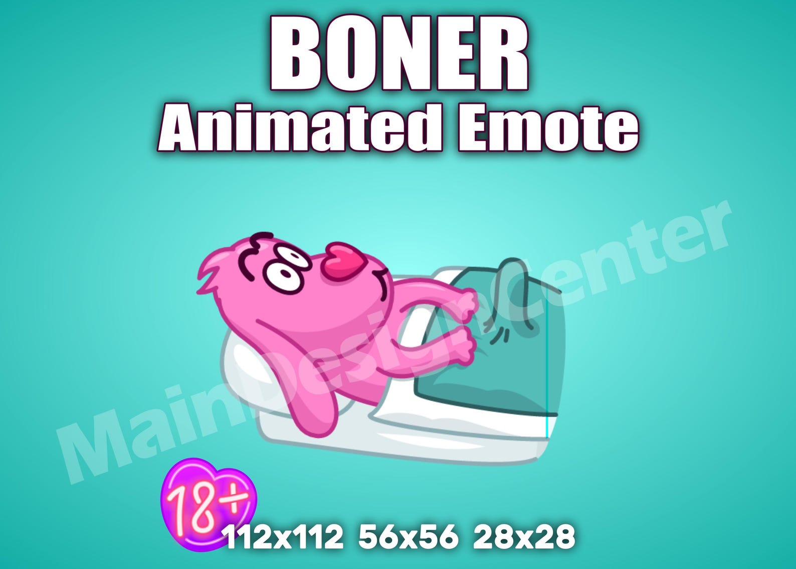 Boner 18+ · Sexy Animated Emote · Discord · Colorful Dynamic GIF ...