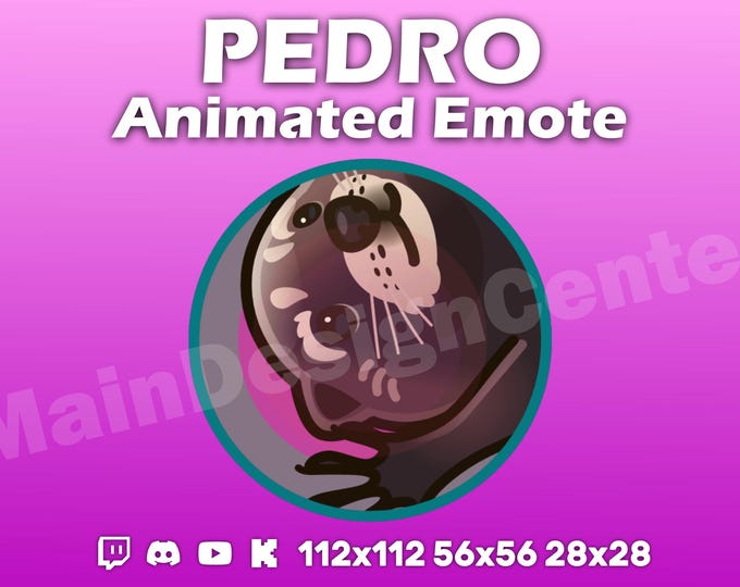 Pedro Dancing Raccoon · Meme Animated Emote · GIF Chat Emoji · Twitch ...