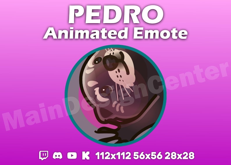 Pedro Dancing Raccoon · Meme Animated Emote · GIF Chat Emoji · Twitch ...
