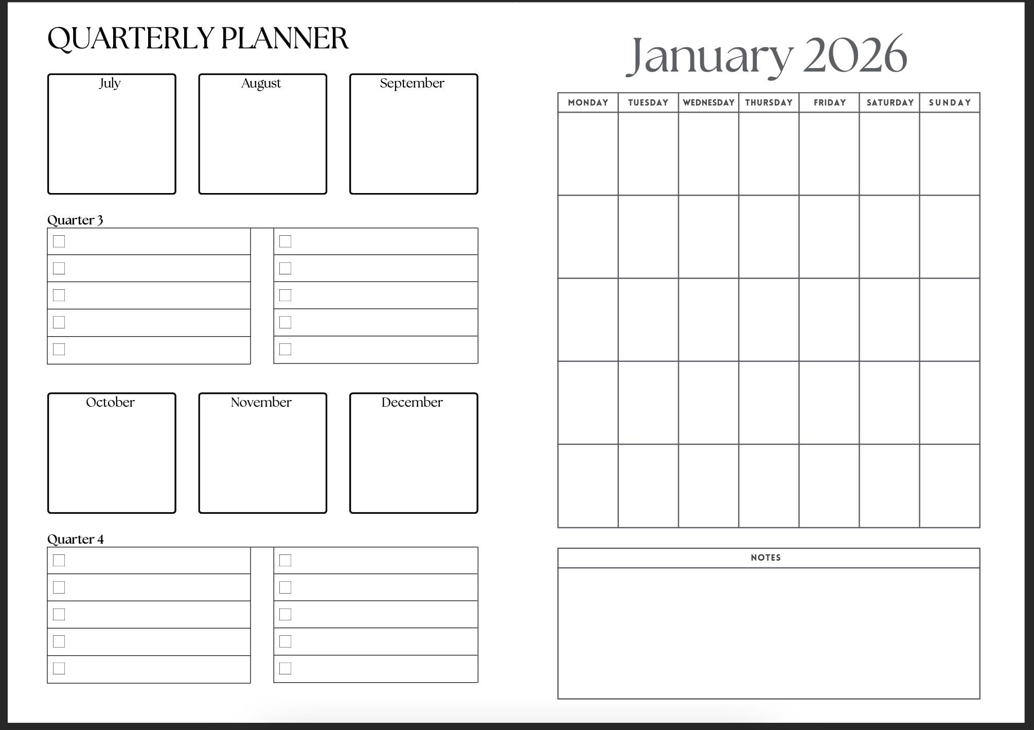 2026 the Executive Assistant Planner - Etsy