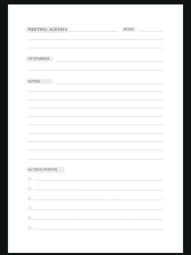 The Executive Assistant Planner - Etsy