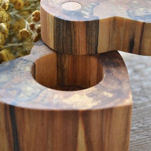 Heart Shape Handmade Alder Wood Box Small Romantic Wooden Box With ...