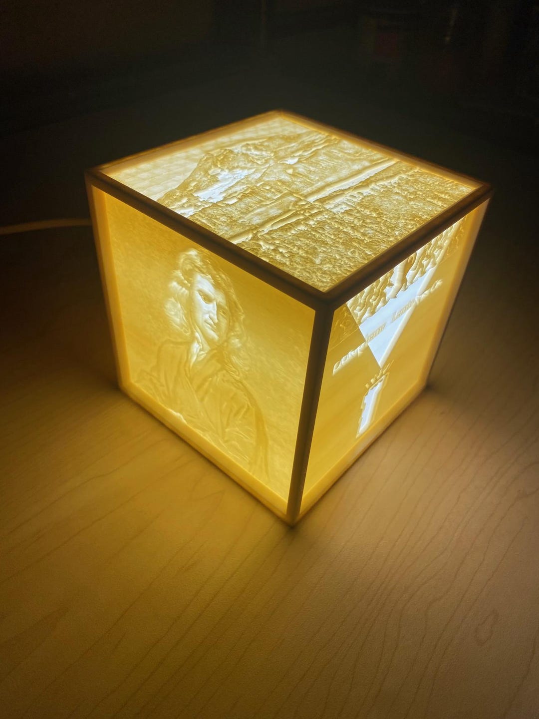 Custom Lithophane Lantern + Light Bulb & Cord W/ Switch - Etsy