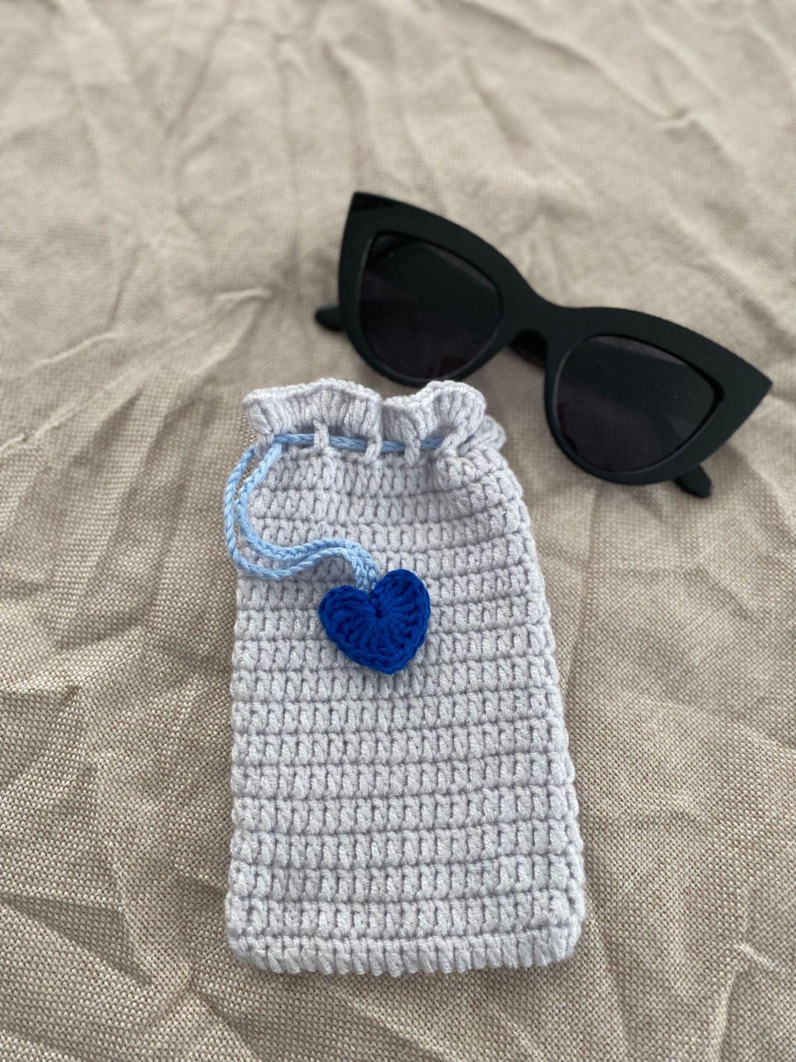 Handmade Knitted Glasses Case | Crochet Glasses Case | Soft and ...