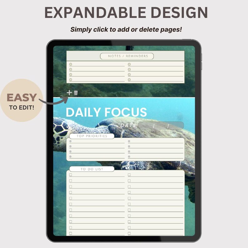 Daily Schedule| Printable + Fillable PDF | A4 + A5 + US Letter | To-do ...