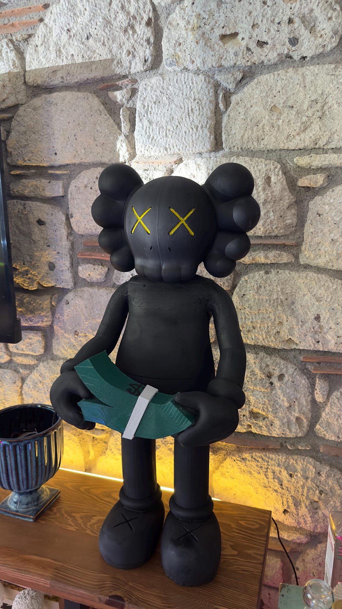 KAWS Counting Money Statue - XL Size - Collectible Decor Sculpture ...