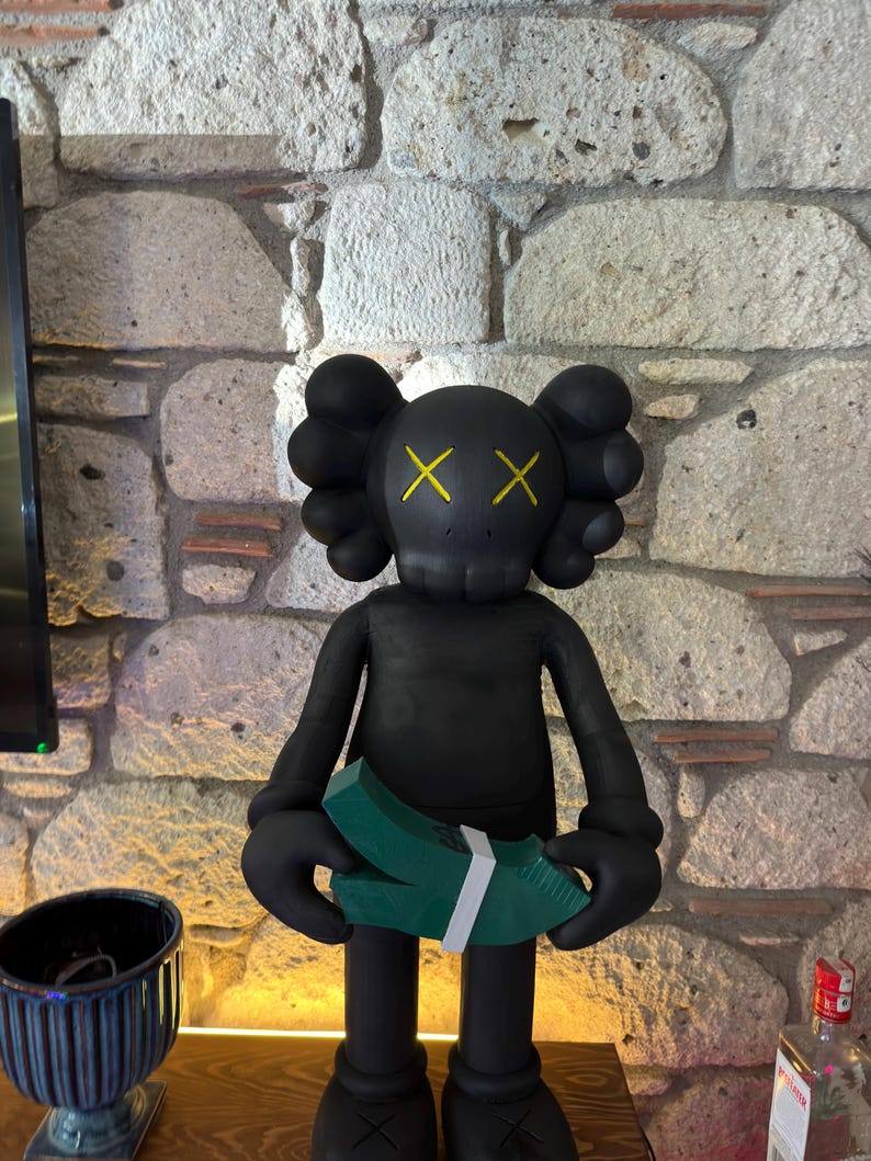 KAWS Counting Money Statue - XL Size - Collectible Decor Sculpture ...