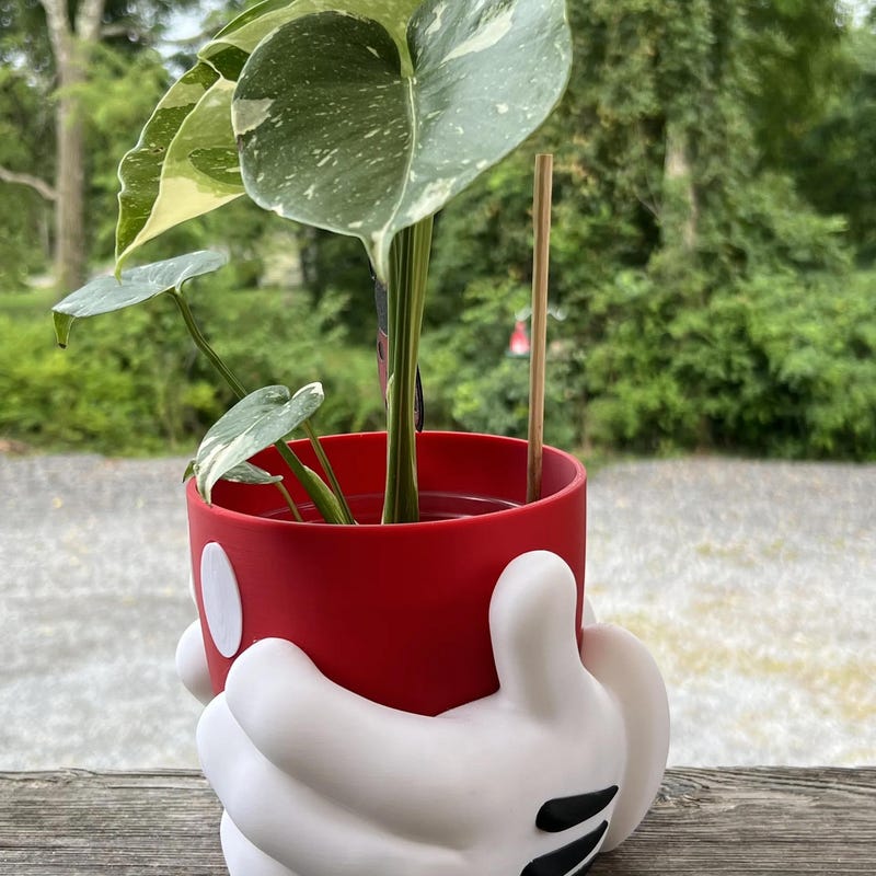 Mickey Mouse Planter - Etsy