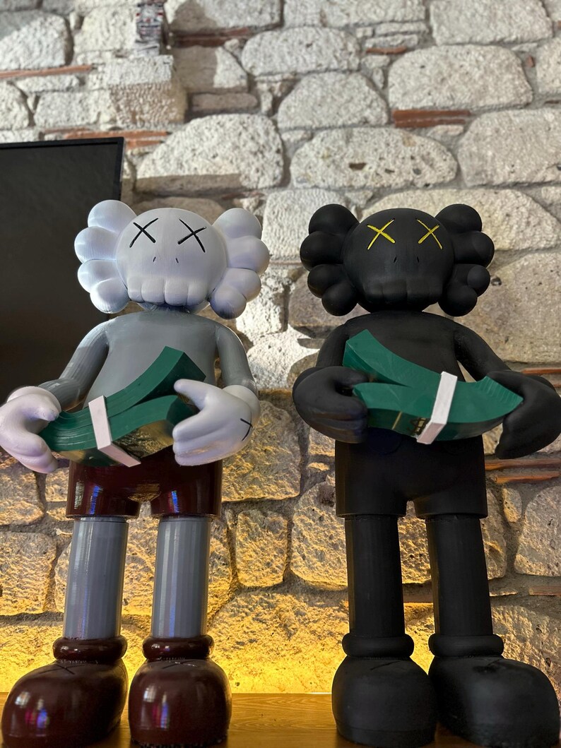 KAWS Counting Money Statue - XL Size - Collectible Decor Sculpture ...