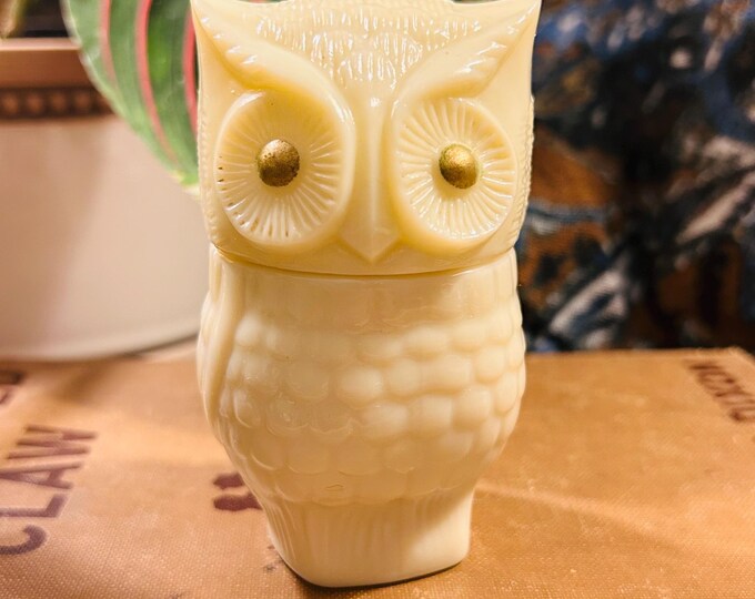 Vintage Avon Owl, Perfume Container - Etsy