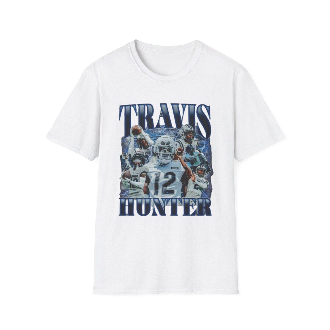 Vintage Travis Hunter Heisman Winner Graphic Tee, College Football ...