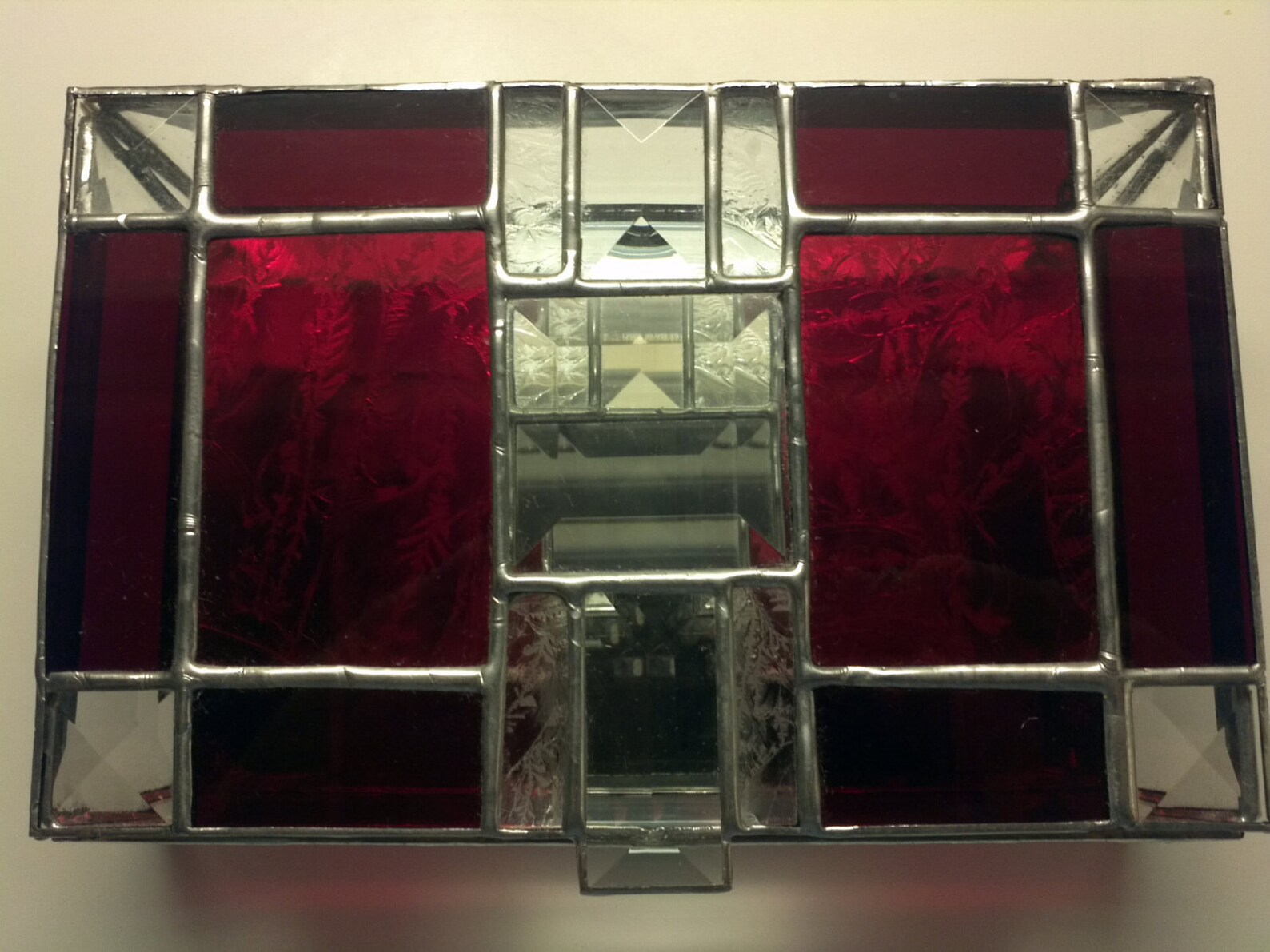 Large Bevel Box - Custom Colors for the Lid - Etsy