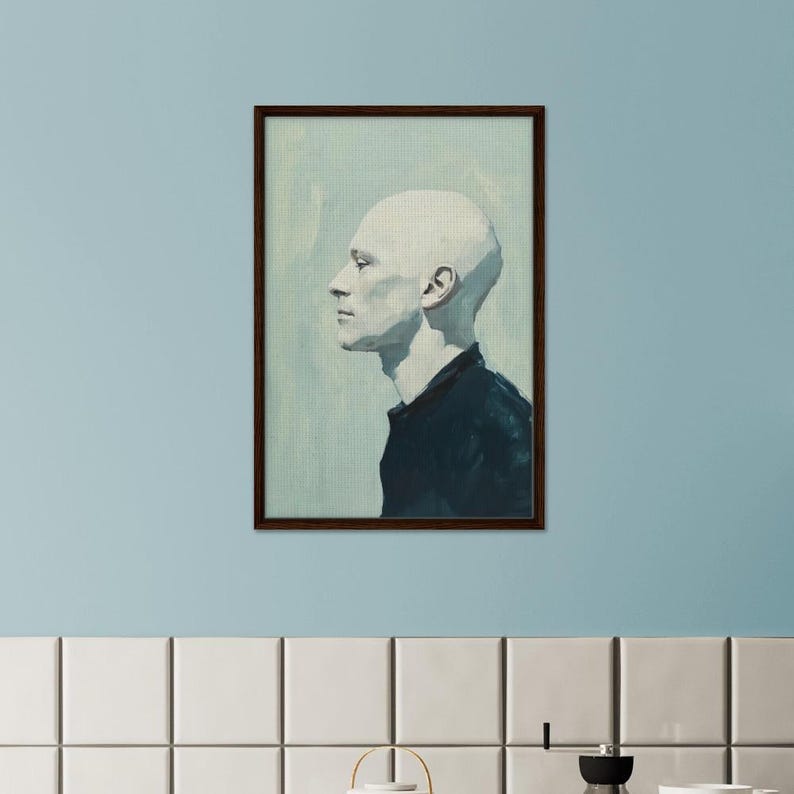 Framed Canvas - Albino Art, Simple Art, Manly Wall Art, Masculine ...