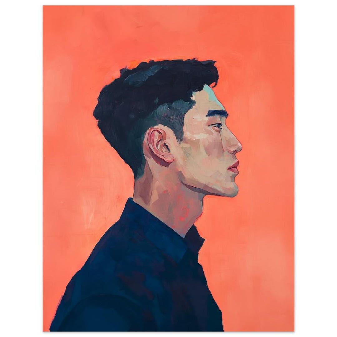 Asian Art, Asian Wall Art, Asian Art Print, Simple Art, Retro Art ...