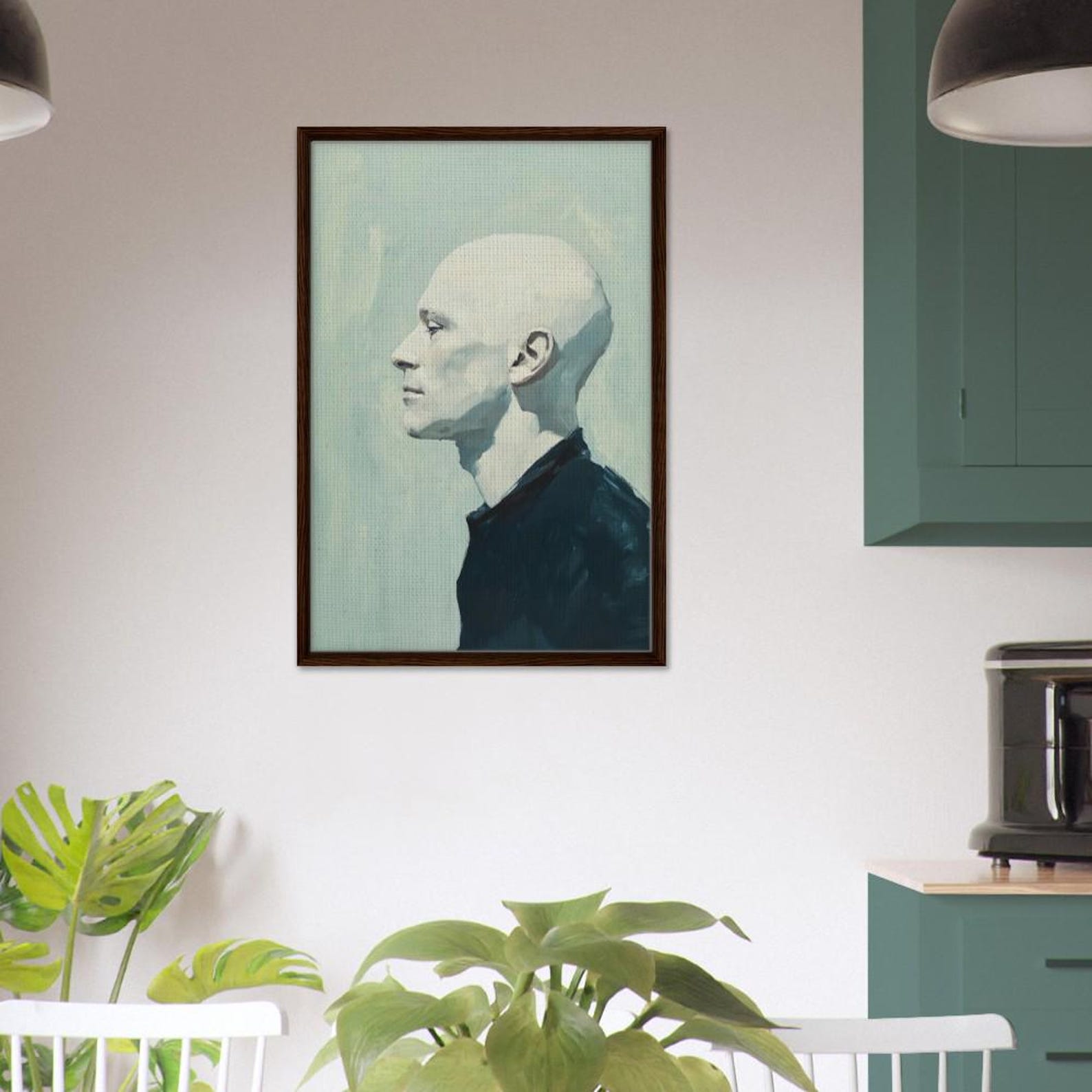 Framed Canvas - Albino Art, Simple Art, Manly Wall Art, Masculine ...