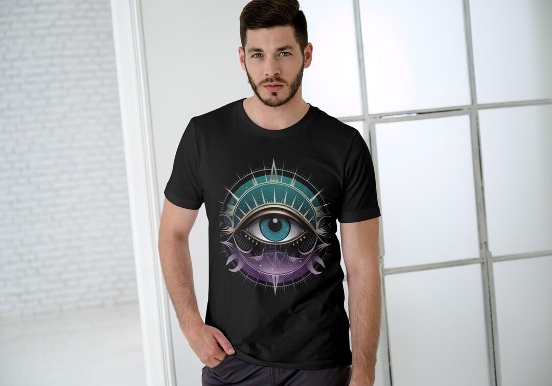 Mystical All-seeing Eye Design for T-shirts, Mugs, Posters, Wall Art ...