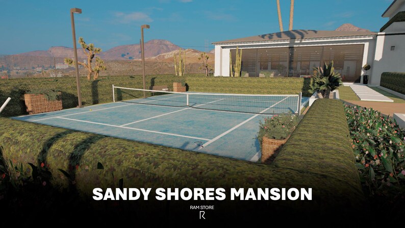 Sandy Shores Mansion | FIVEM | MLO | House | Custom Interior | Roleplay ...