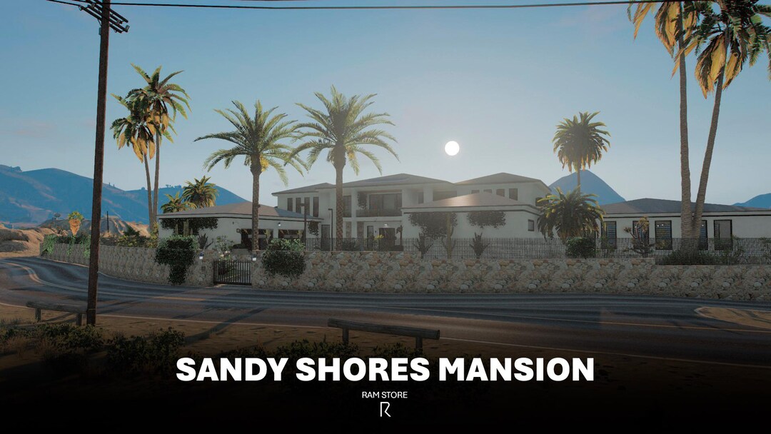 Sandy Shores Mansion | FIVEM | MLO | House | Custom Interior | Roleplay ...