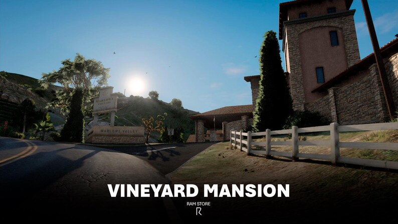 Vineyard Mansion | FIVEM | MLO | Huis | Aangepast interieur ...