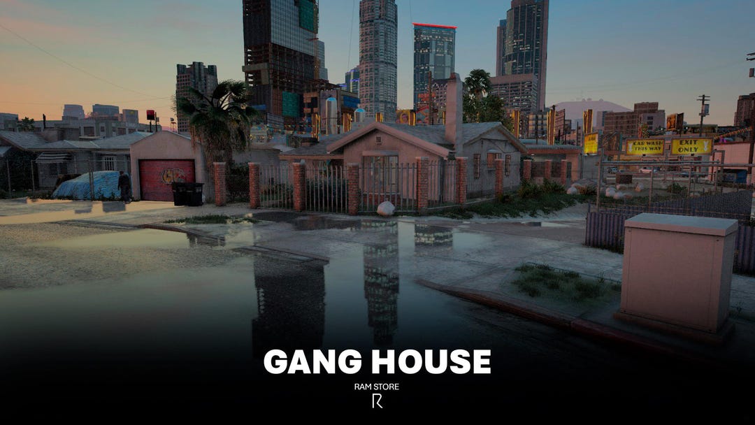Gang House | FIVEM | MLO | HQ | Custom Interior | Roleplay | Highly ...
