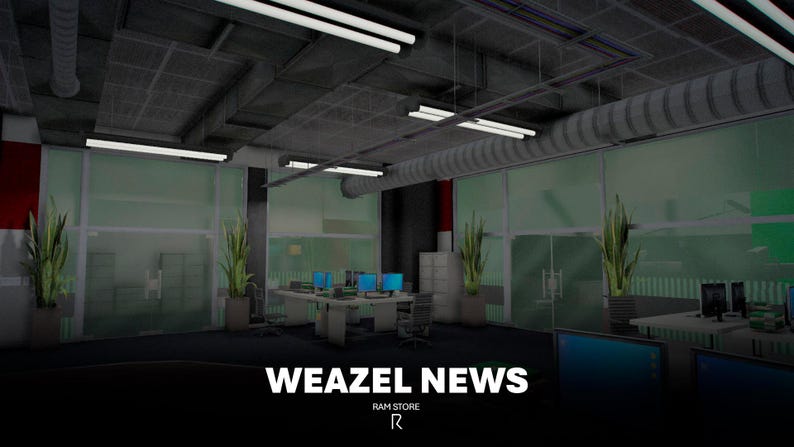 Weazel News | FIVEM | MLO | Advertising | Custom Interior | Roleplay ...