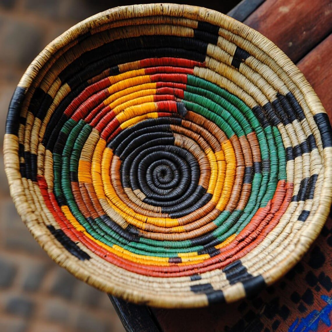 Traditional Handwoven Ugandan Basket | Handmade | Crafted | African - Etsy