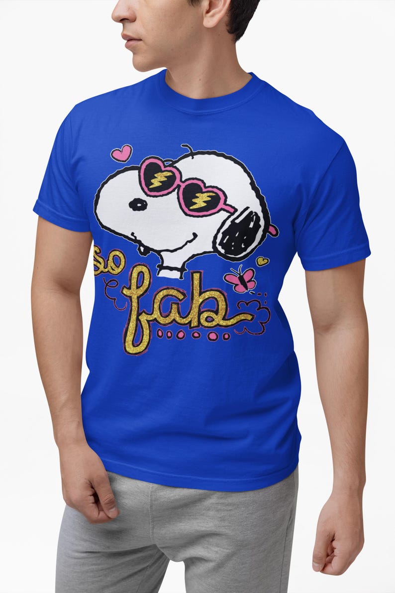 Peanuts Snoopy Love so Fab Heart Shades Vintage Classic Comic Official ...