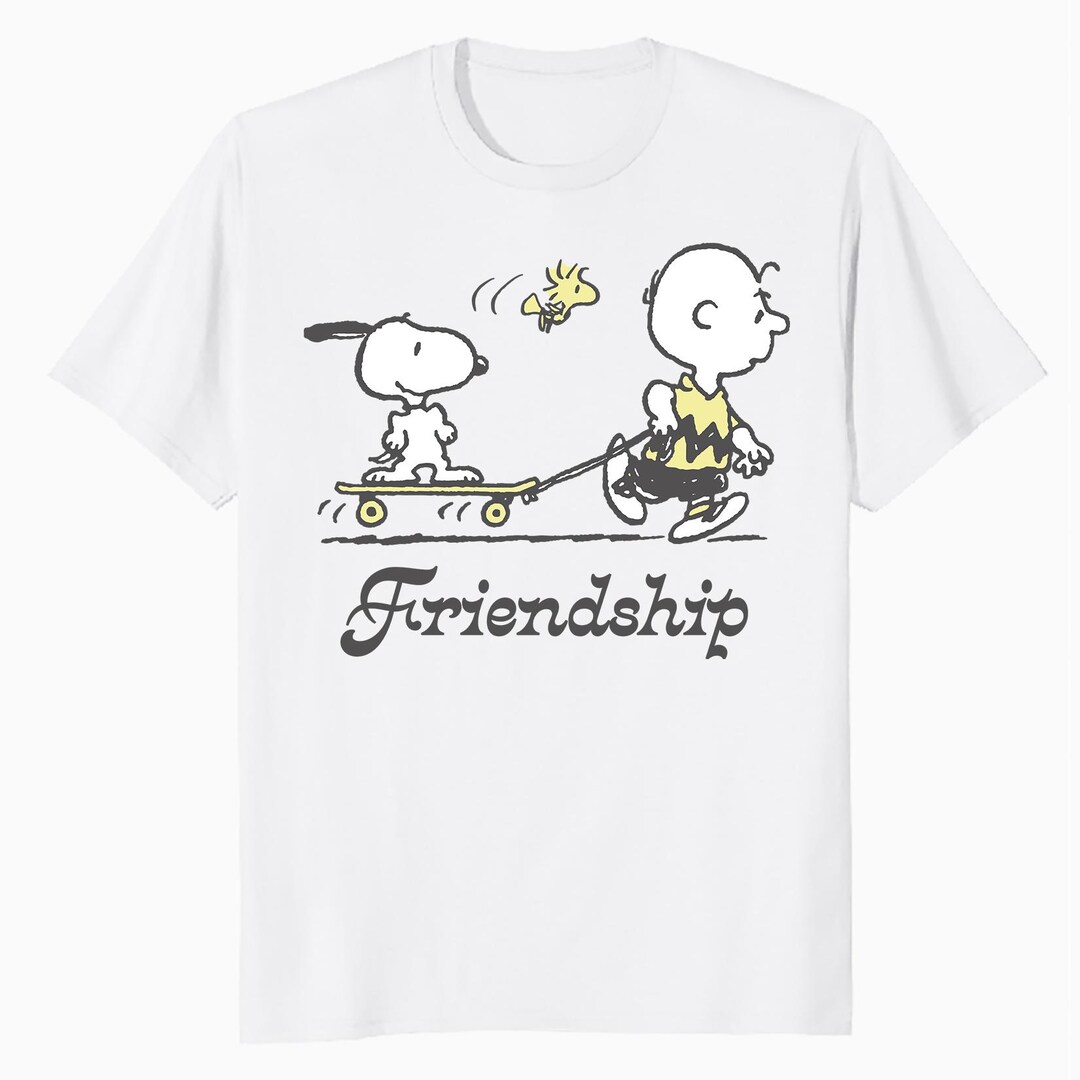 Peanuts Snoopy Charlie Brown Woodstock Friendship BFF XOXO Retro ...
