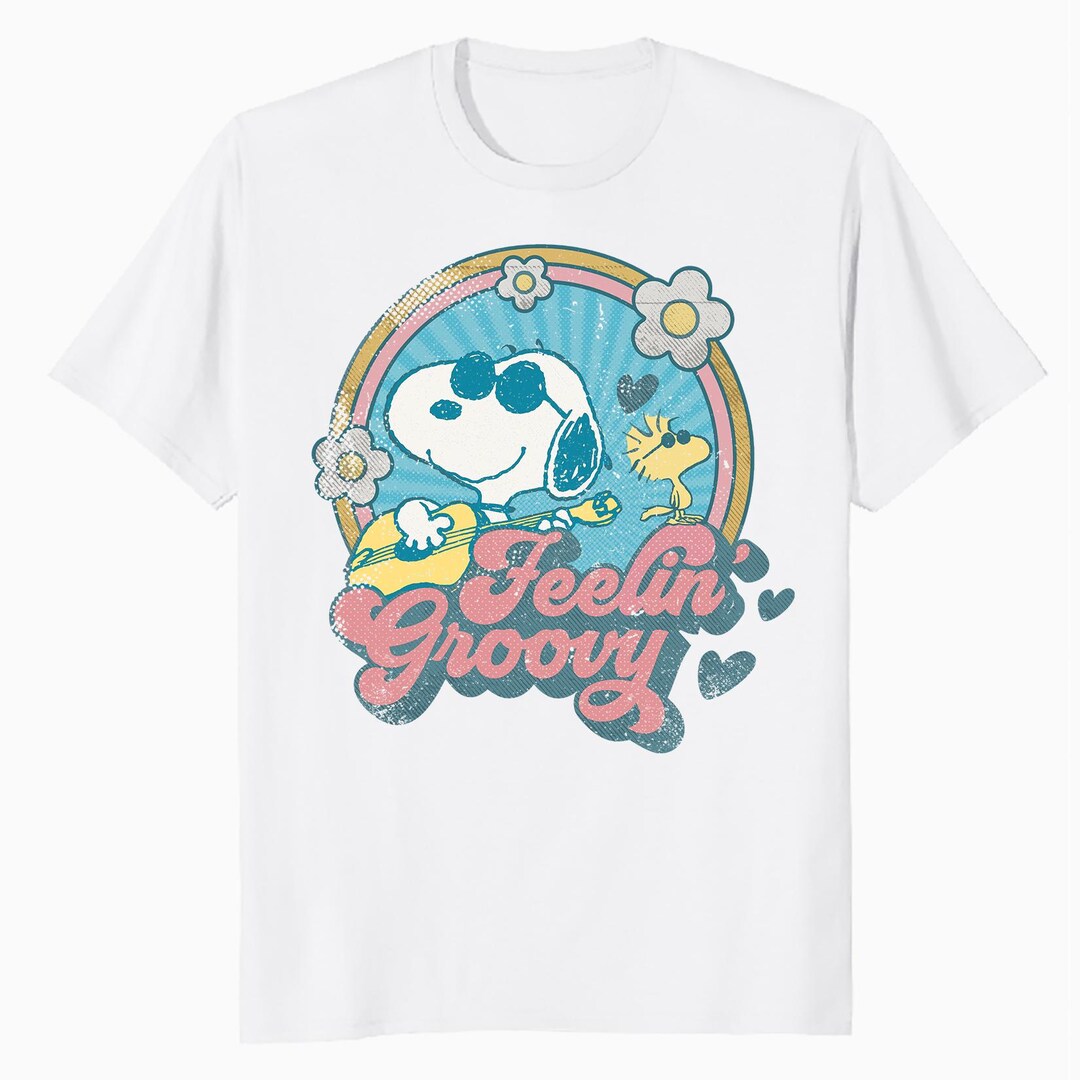 Peanuts Snoopy Woodstock Groovy Vibes Feelin Retro Festival Official ...
