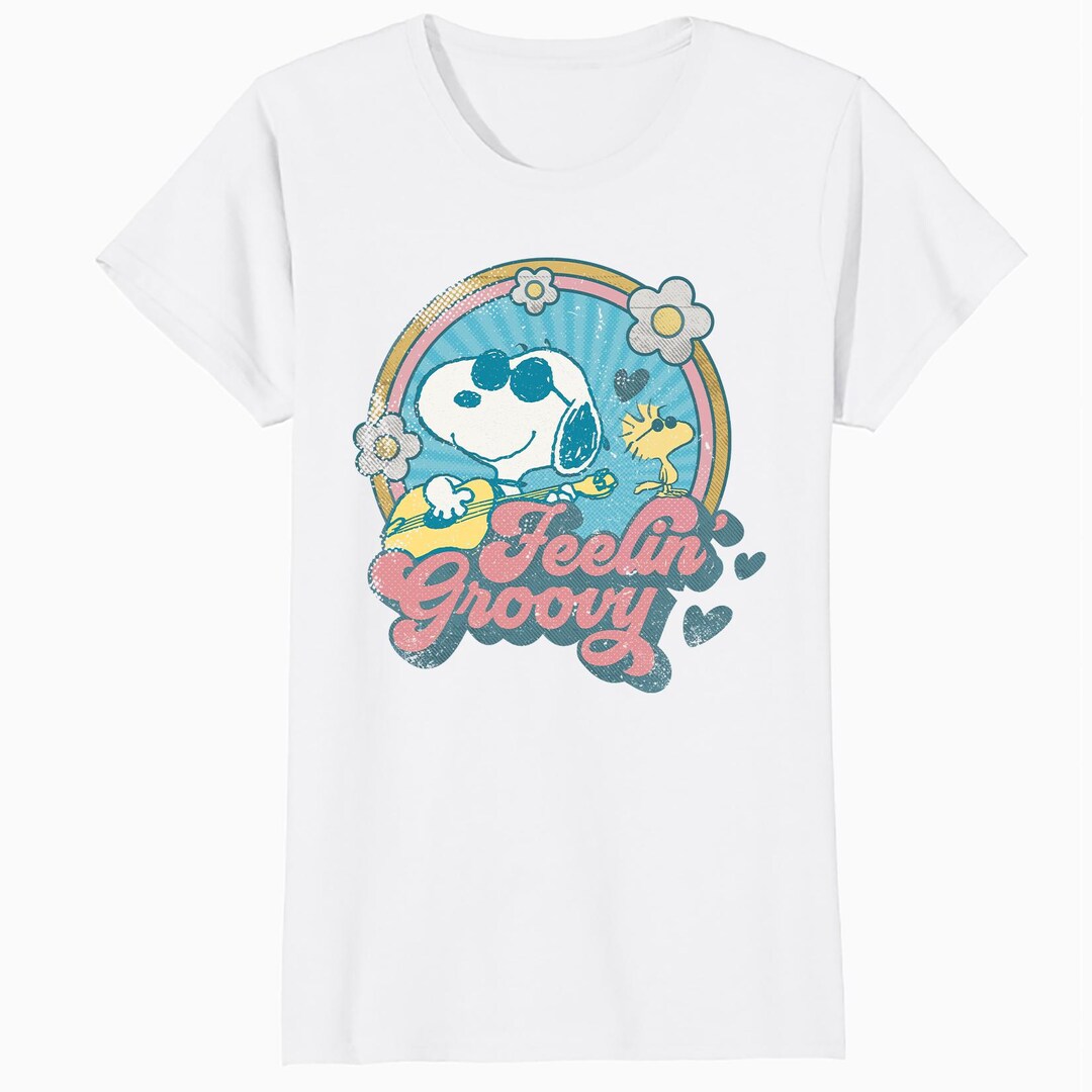 Peanuts Snoopy Woodstock Groovy Vibes Feelin Retro Festival Official ...