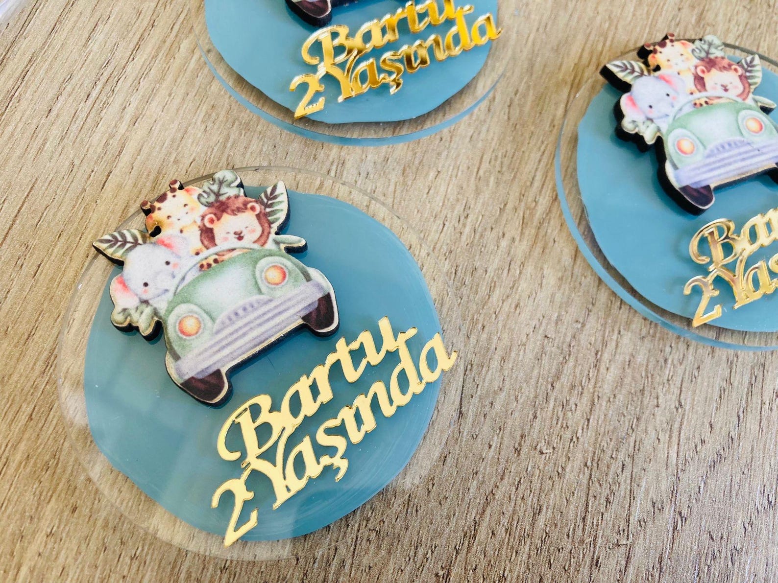 Personalized Safari Animal Plexi Magnet: Baby Shower Favor - Etsy
