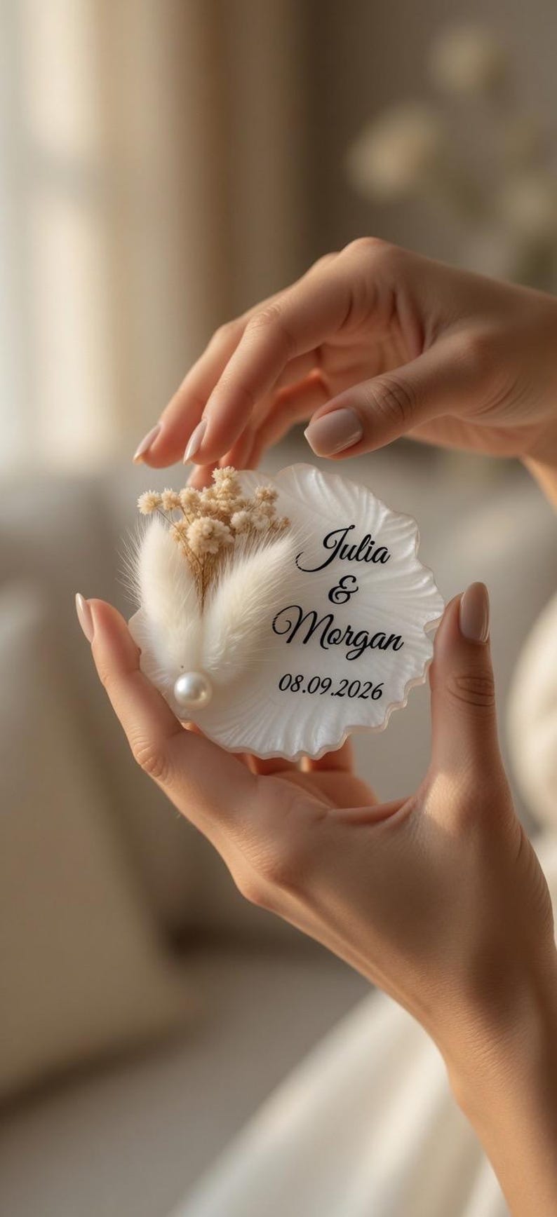 Personalized Wedding Favor Magnet: Epoxy Thank You Gift - Etsy