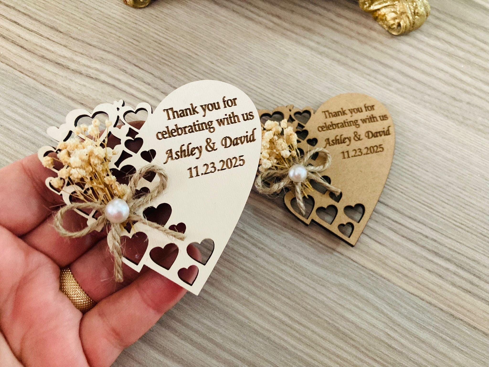 Wedding Favor Magnet, Personalized Wedding Magnet,wedding Favors for ...
