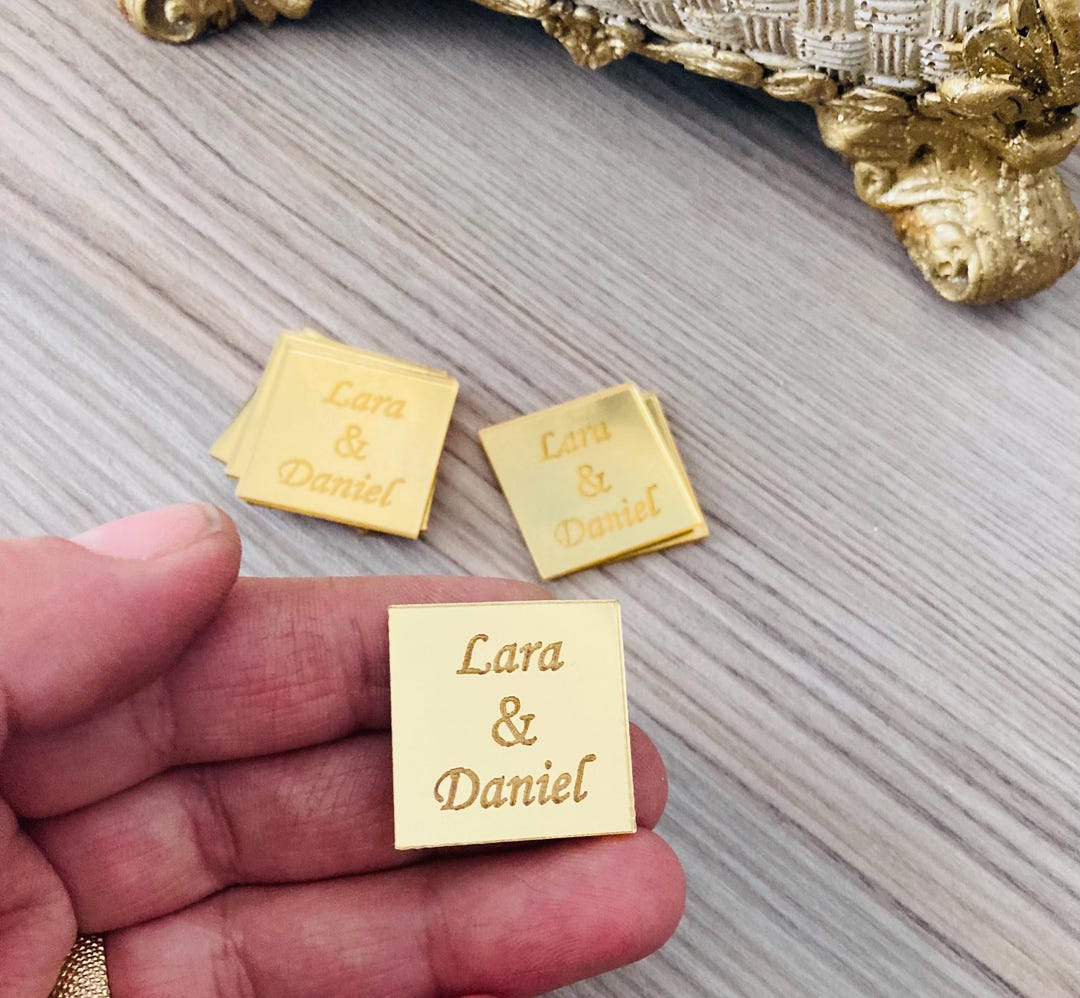 Plexifigure,square Plexiglass Figure for Chocolate 2x2 Cm Size, Shiny ...