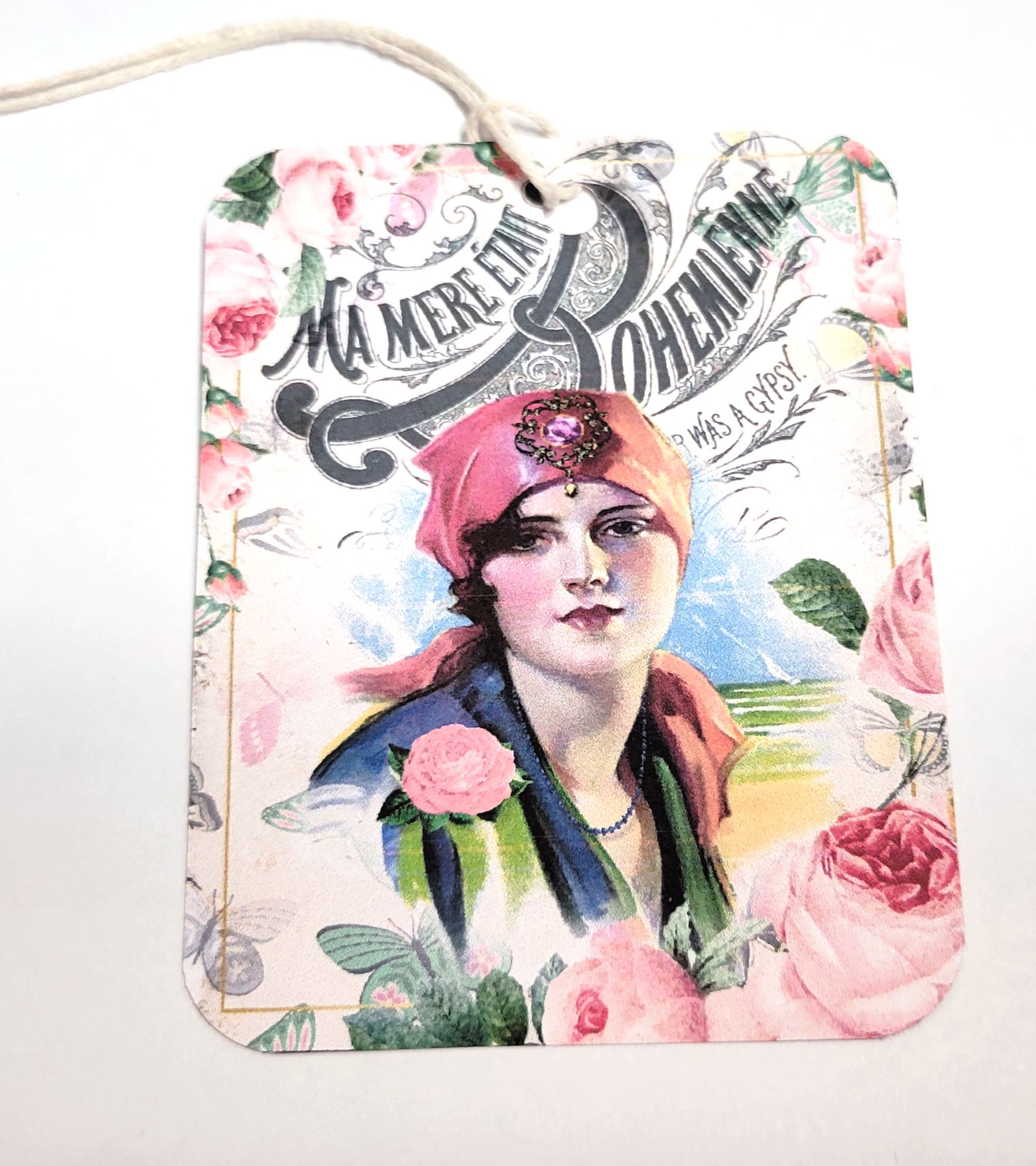 Gypsy Gift Tags-variety Set 9-beautiful Gypsies-positive Gypsy Text ...