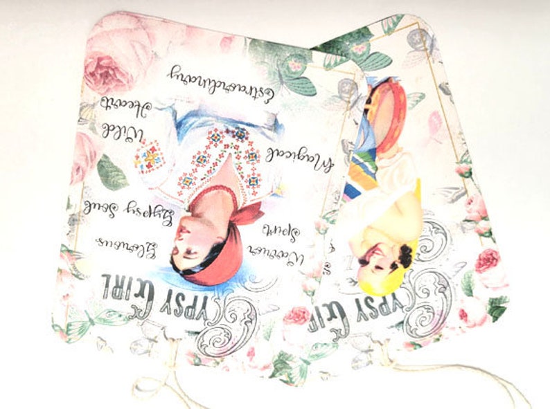Gypsy Gift Tags-variety Set 9-beautiful Gypsies-positive Gypsy Text ...