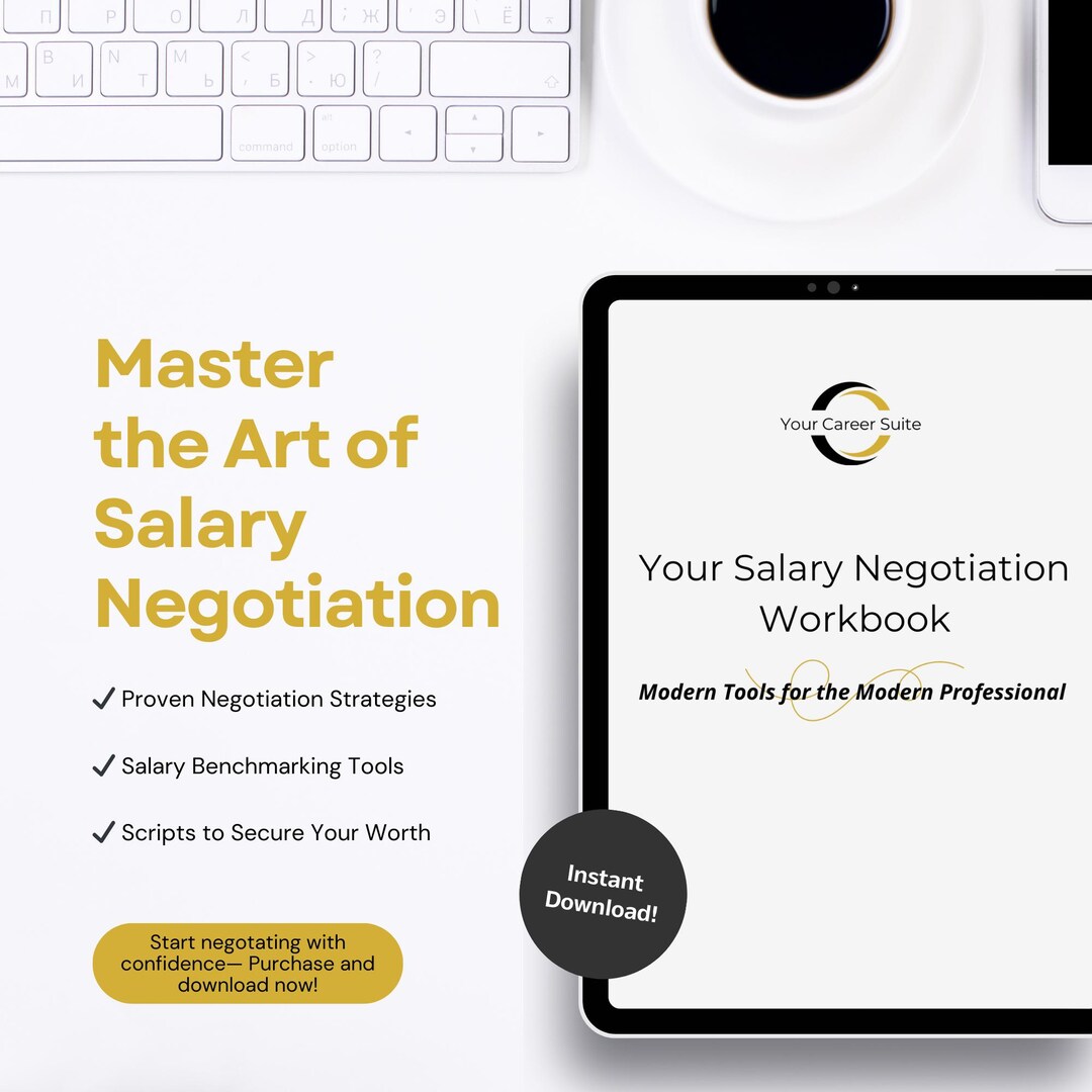 Salary Negotiation Workbook | Scripts, Reflection Prompts, Market ...