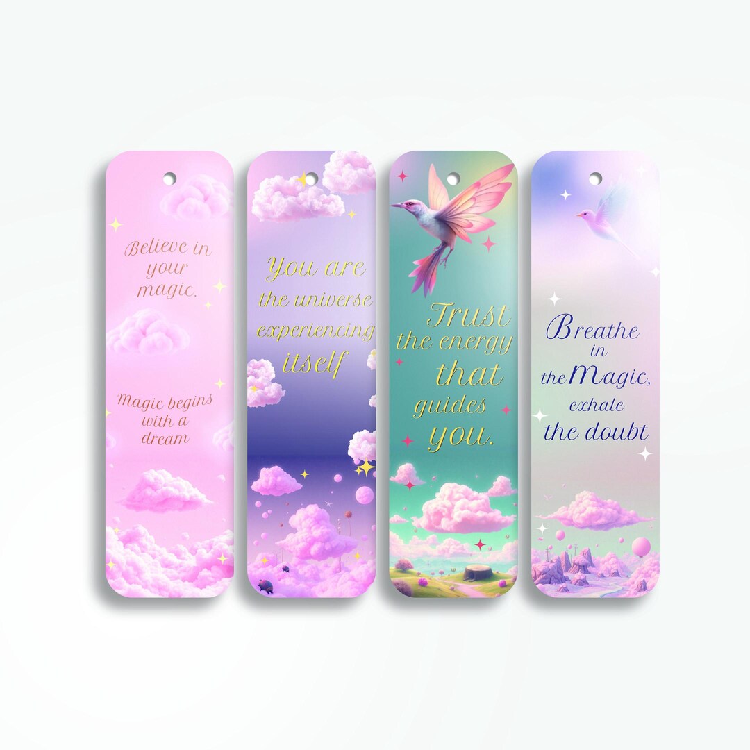 Fairy Tale Style Bookmark Printable Bookmarks for Fantasy Lovers Cute ...