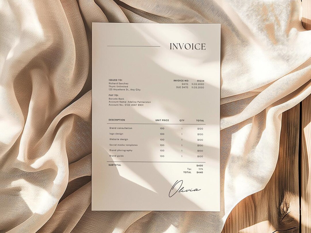 Blank Invoice Canva Designs, Invoice Format, Invoice Software, Send ...