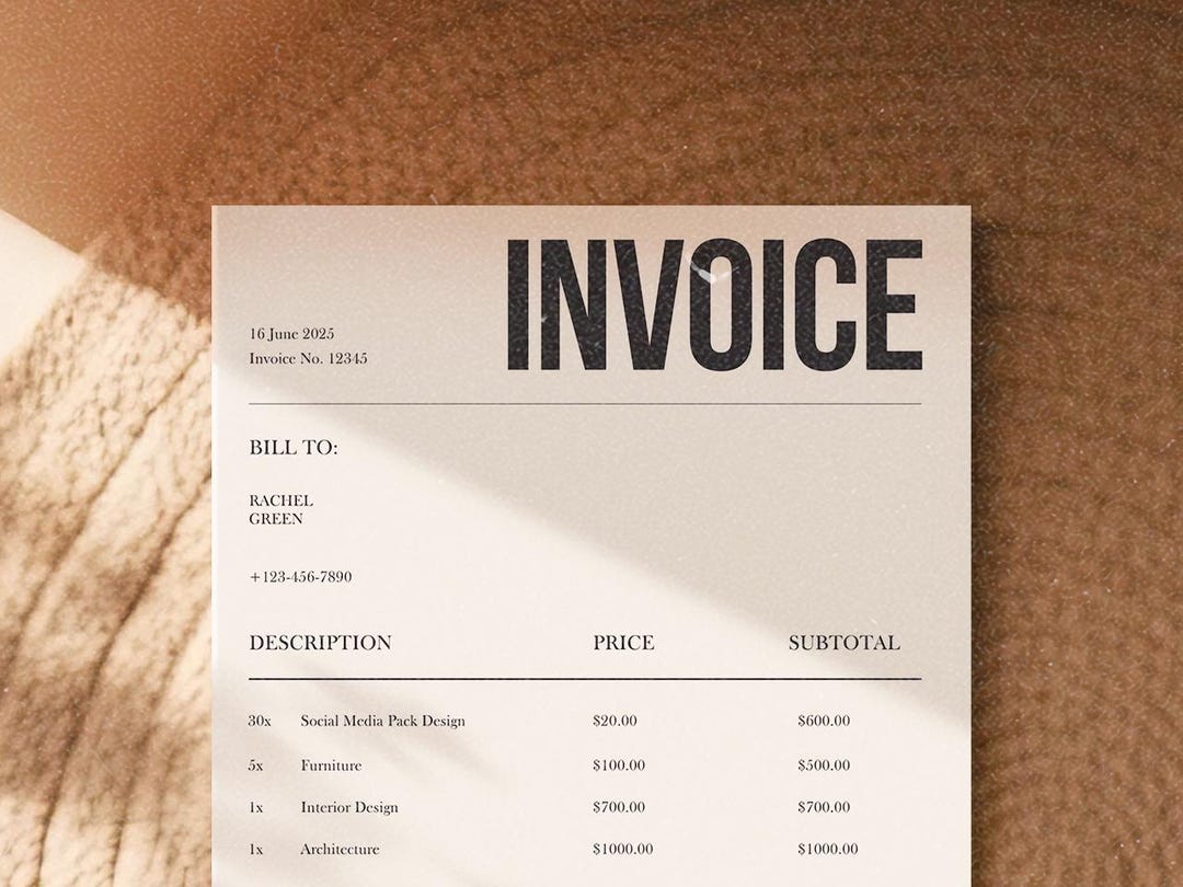 Electronic Invoices Canva Project, Invoice Creator, Online Invoicing ...