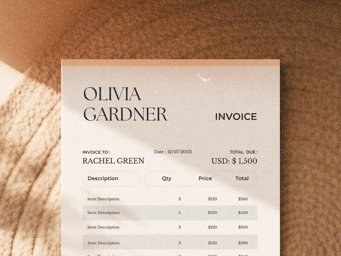 Invoice Canva Designs, Invoice Creator, Invoice Software, Simple ...